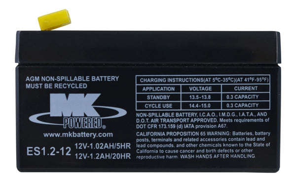 Biomedical Design Electro Accu Scope EAS 85P Replacement Battery ...